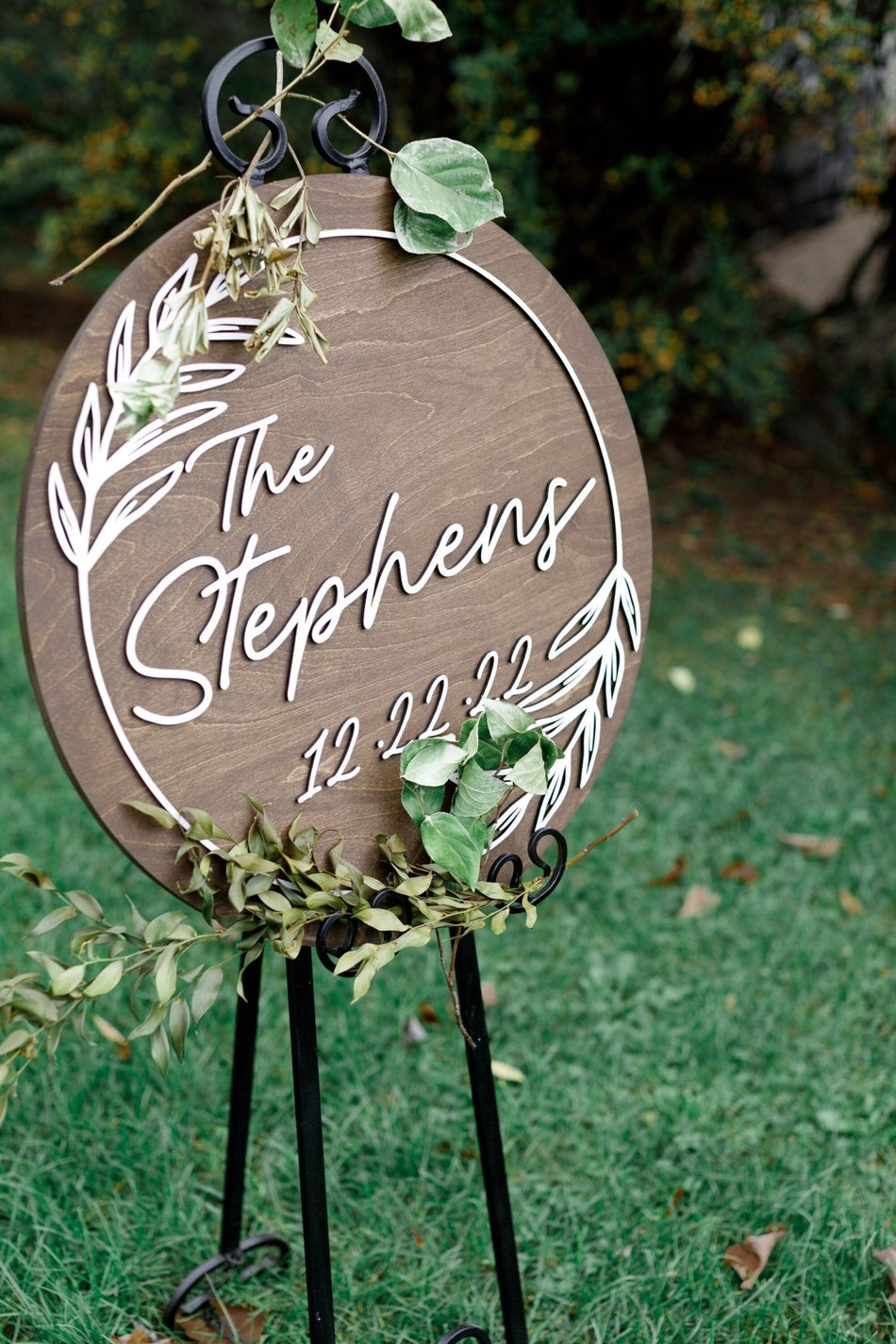 Personalized Wedding Decor - Small Town Timbers